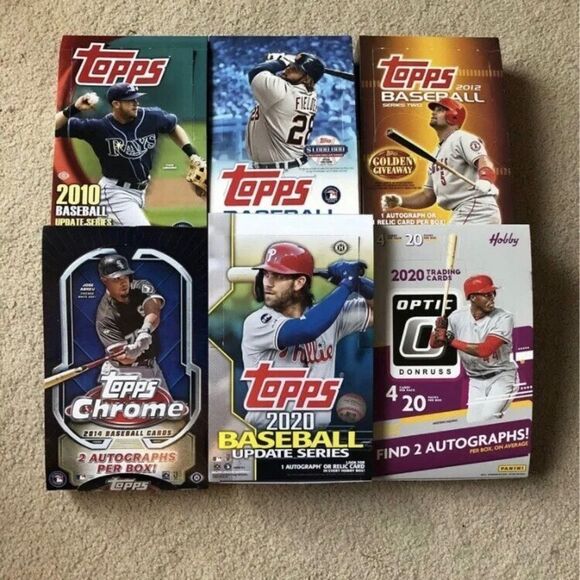Topps | Other | Sealedhobby Pack Relicauto 25 Cards Baseball Hot Packs ...